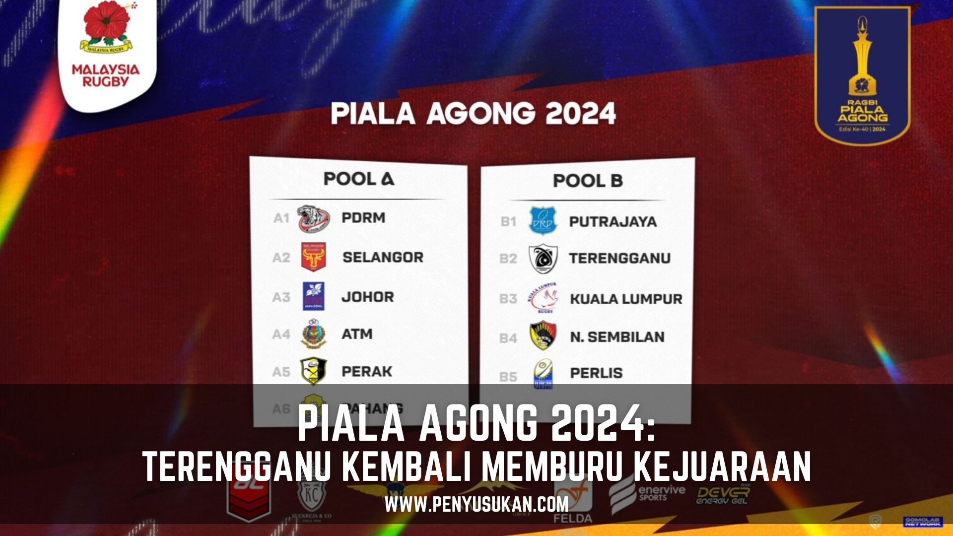 PIALA AGONG 2024: TERENGGANU KEMBALI MEMBURU KEJUARAAN - BERITA SUKAN ...