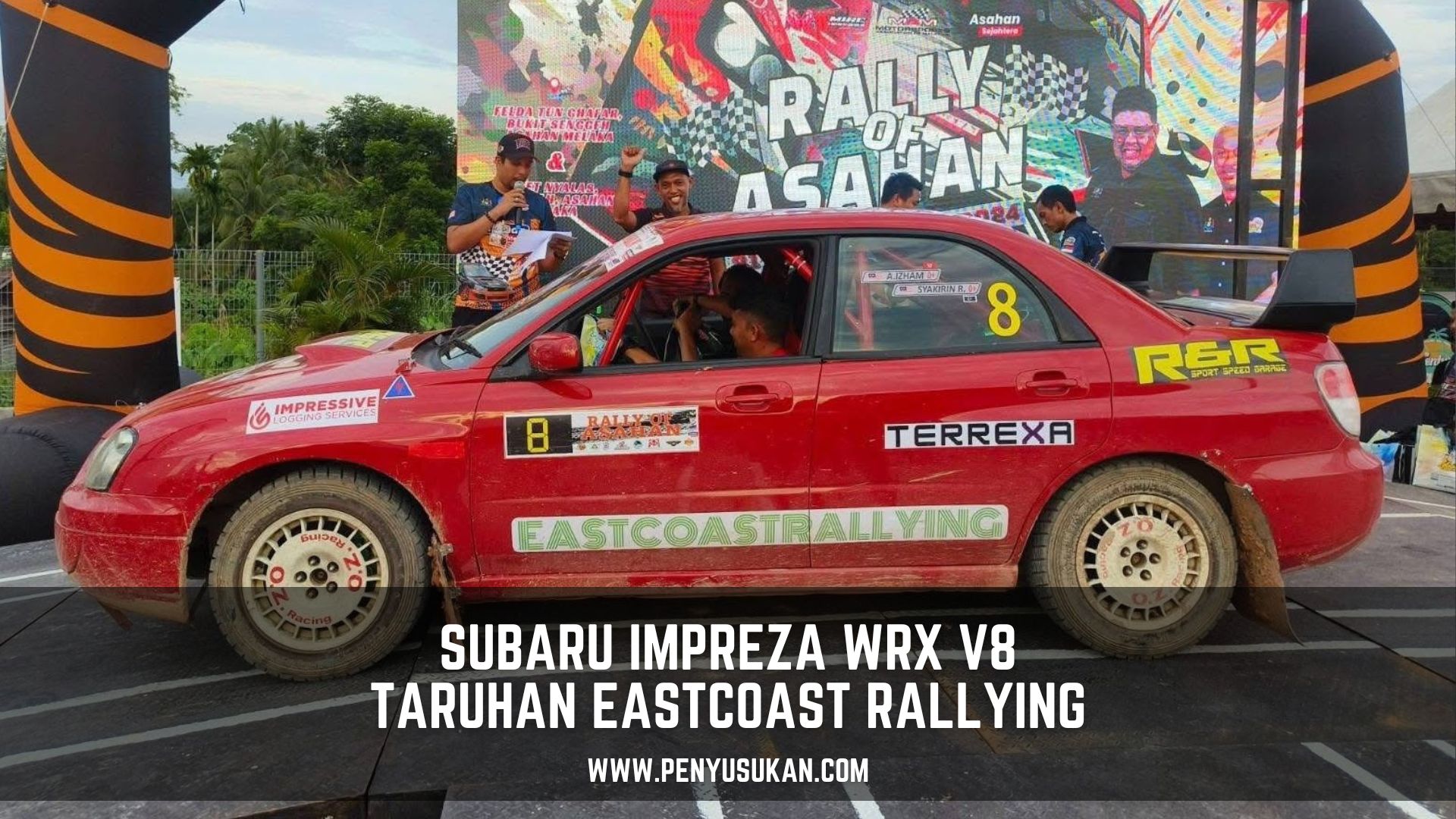 SUBARU IMPREZA WRX V8 TARUHAN BARU EASTCOAST RALLYING MENUTUP KALENDAR PERLUMBAAN 2024 - BERITA ...
